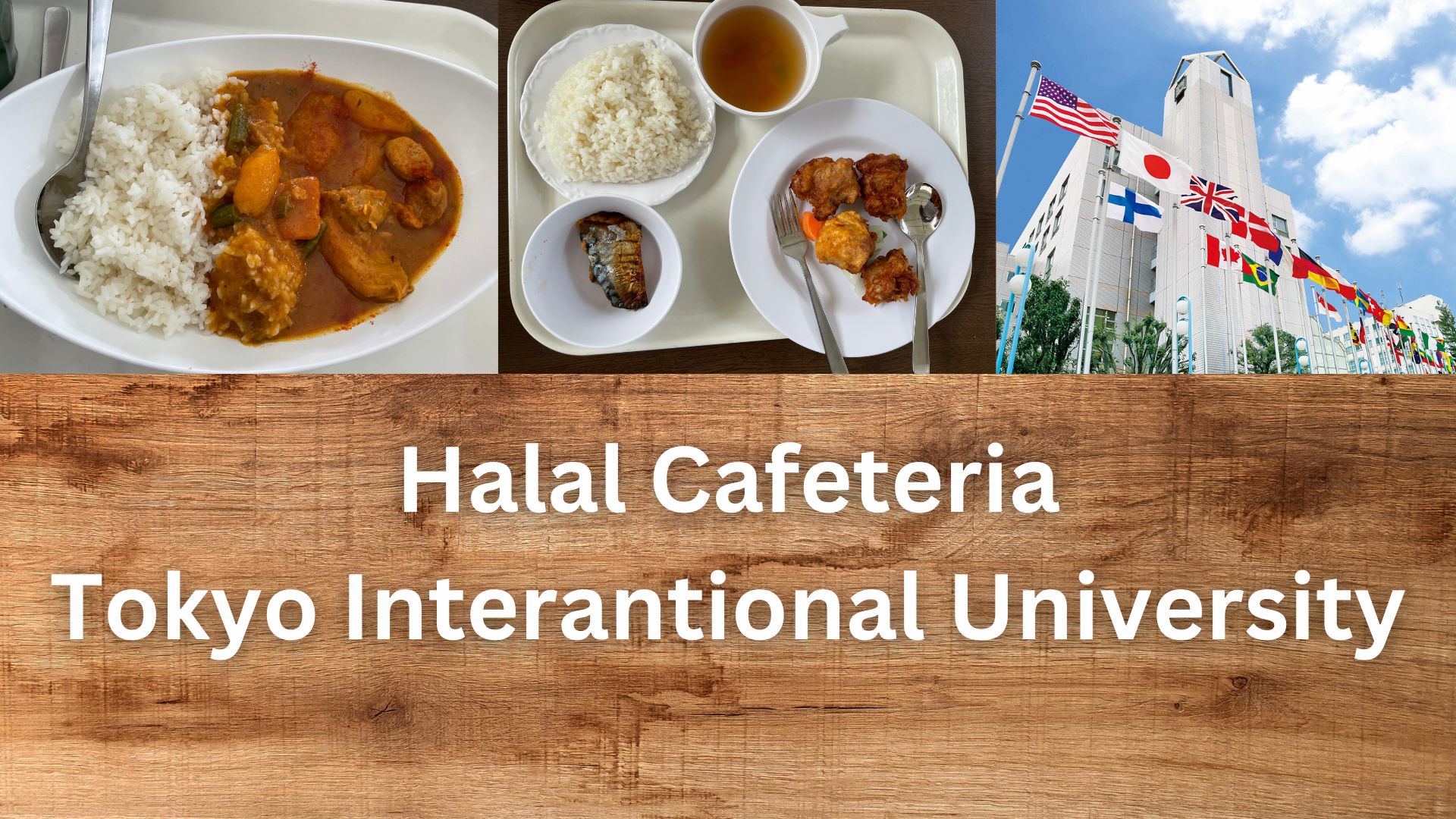Halal Cafeteria at Tokyo International University | Halal Food in Japan