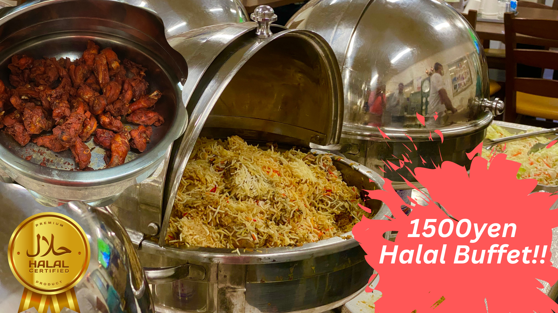 Unlimited Halal Buffet for 1500 yen!!! Pameer Mart Oyama | Halal Food ...